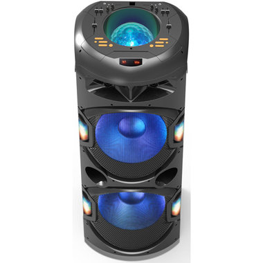 Edison Dual 15" 6,000 Watt Bluetooth PA System With Disco Ball ...